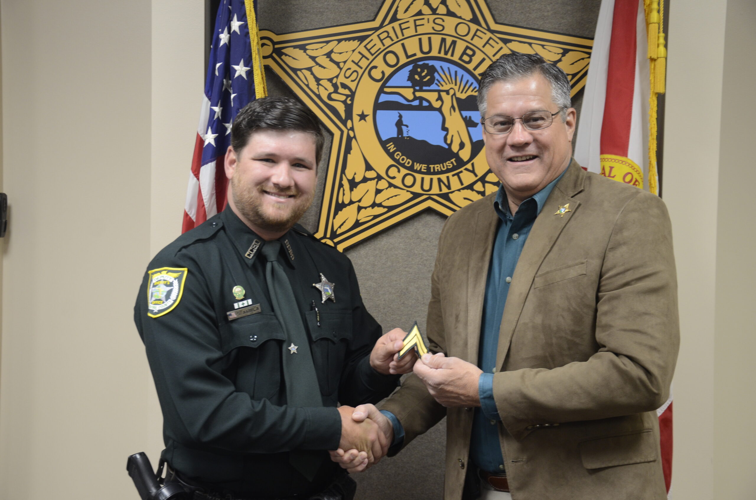 Deputies Promoted - Columbia County Sheriff's Office